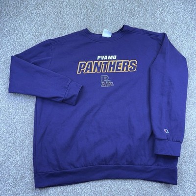 NEW Prairie View A&M University Panther Sweatshirt Mens Size 2XL Purple ...