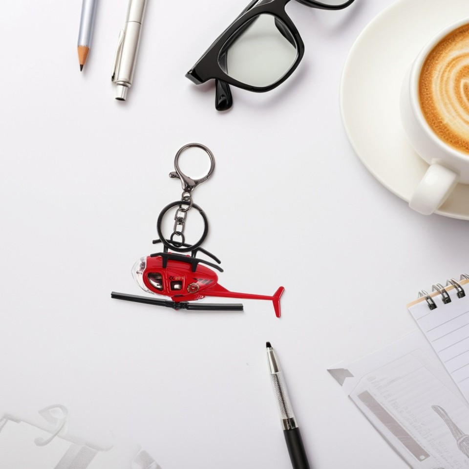 Key Chains Men Mini Helicopter Pendant Airplane Ornaments Aircraft ...