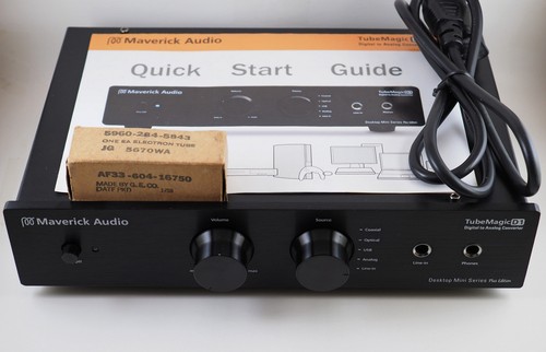 Maverick Audio TubeMagic D1 Plus DAC/Headphone Amplifier/Preamp | eBay