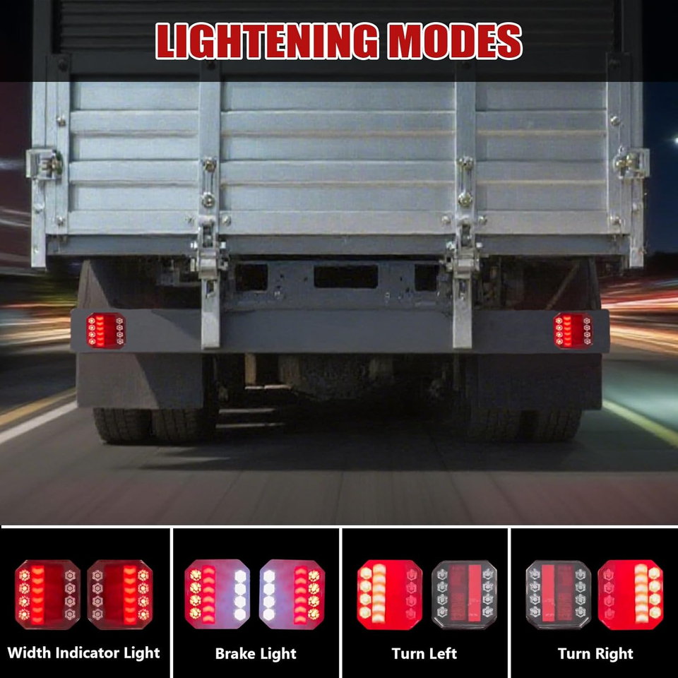Upgraded Wireless Trailer Lights Magnetic Bluetooth Remote Control ...