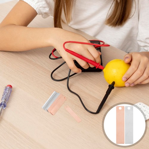 20 Pcs Copper Zinc Electrode Sheet Anode Tube Bending Strip Nickel | eBay