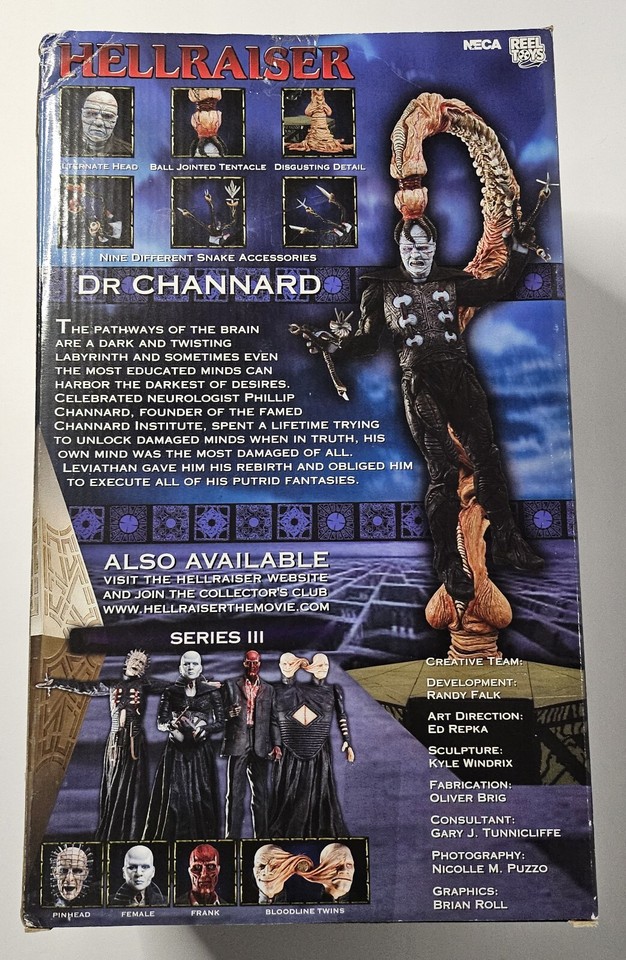 NECA Hellraiser Dr Channard Figure Reel Toys Deluxe Boxed Set Cenobite ...