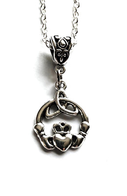 Celtic Triquetra Trinity Trefoil Pendant 18" Inch Chain Necklace | eBay