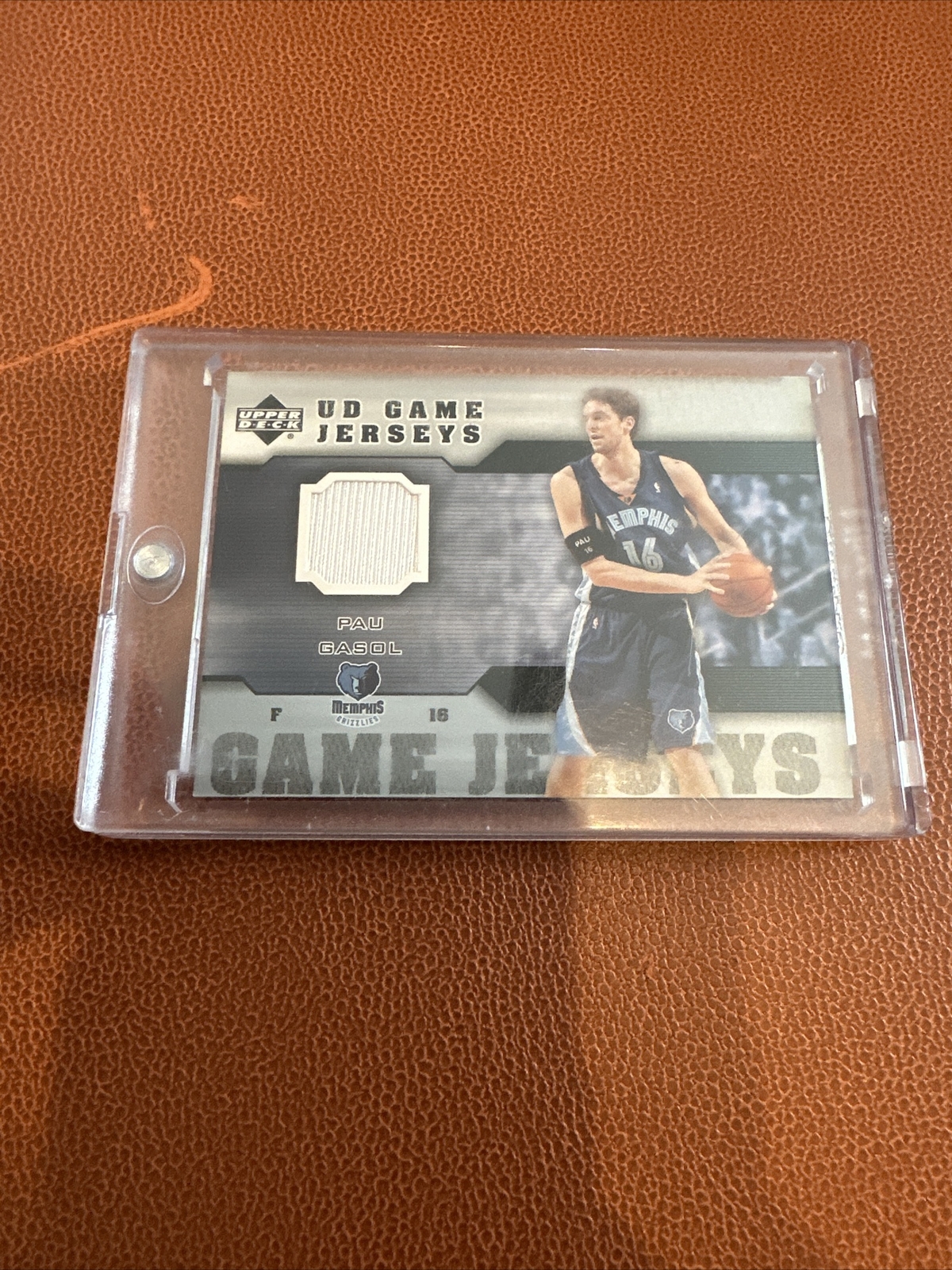 Pau Gasol 2005-06 Upper Deck UD Game Jerseys Card #GJ-PG Memphis ...