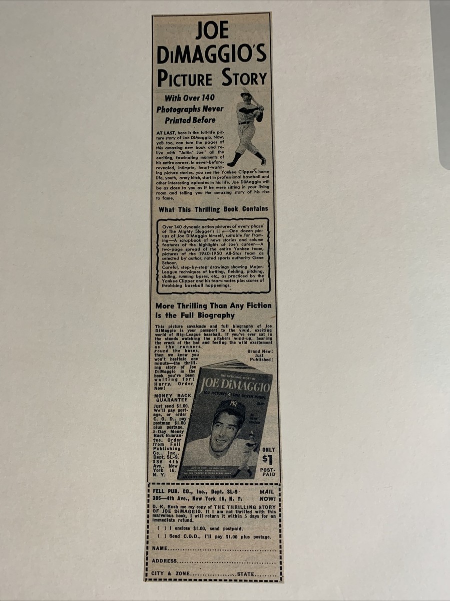 Joe Dimaggio Biography