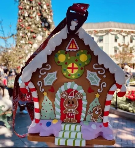 🎄Disney Parks Disneyland Mickey & Minnie Gingerbread House Popcorn ...