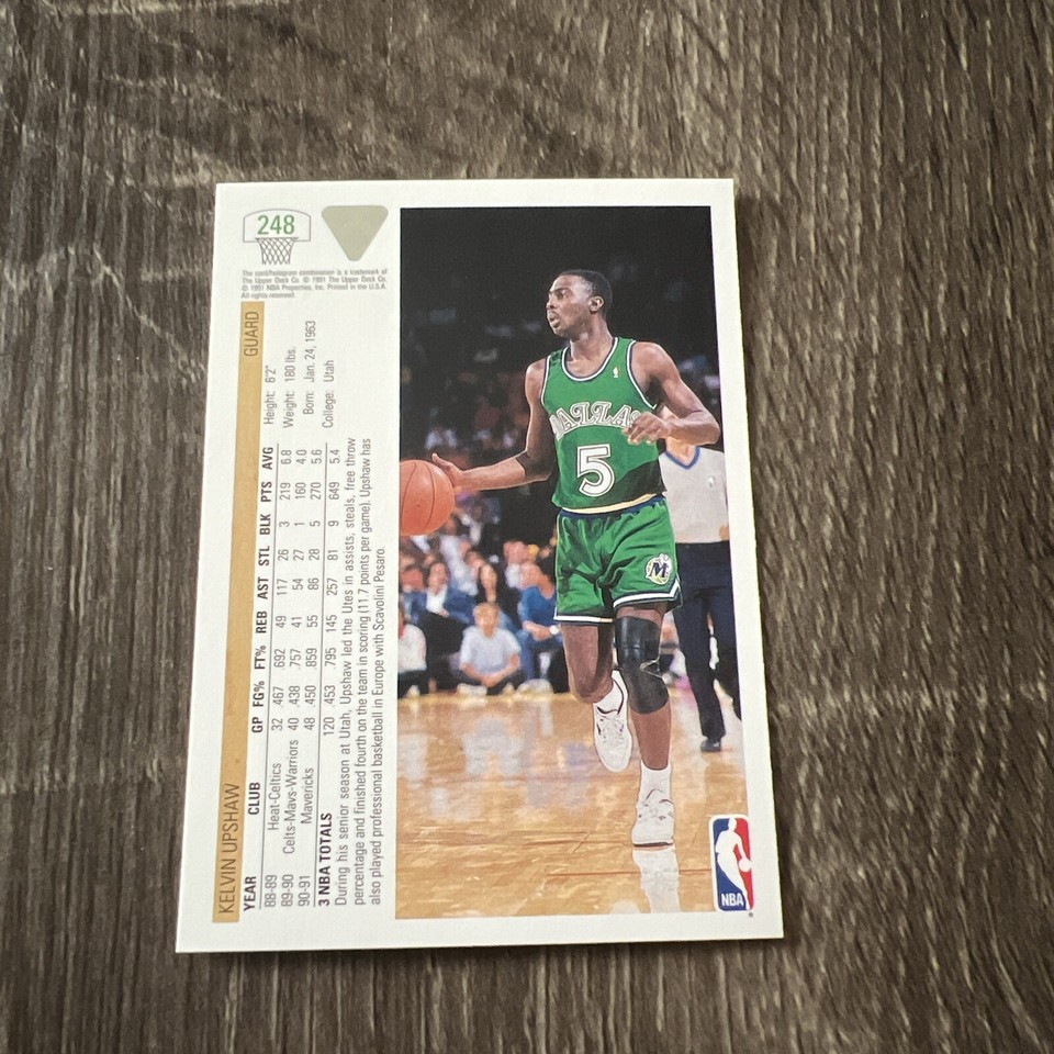 1991-92 Upper Deck - #248 Kelvin Upshaw | eBay