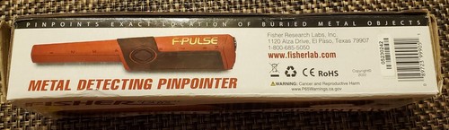 Fisher F-Pulse Waterproof Pinpointer Metal Detector. With Pulse ...