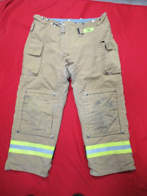 HONEYWELL MORNING PRIDE Fire Fighter Turnout PANTS 42 X 32 BUNKER GEAR ...