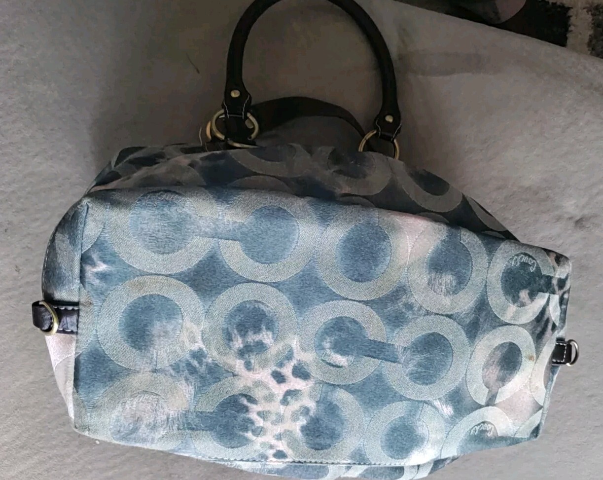 Coach Signature Monogram Y2K Shoulder Bag - Gem