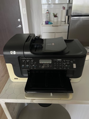 hp officejet 6500 wireless printer/ used- colors black and white. | eBay