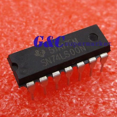 Semiconducteurs, transistors 50pcs SN74LS00N 74LS00N 74LS00 DIP-14 IC ...