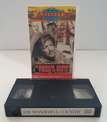 The Wonderful Country VHS Video Tape Robert Mitchum Western Movie ...
