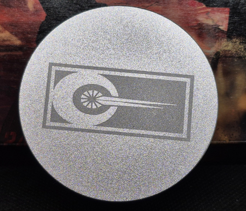 BattleTech Lostech ComStar Aluminum Dice Puck & Dice Catalyst Game Labs ...