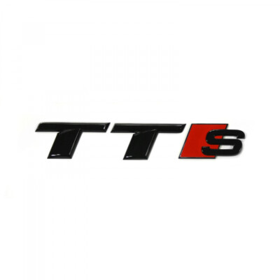 Original Audi TTS Schriftzug schwarz Tuning Exclusive Black Edition ...