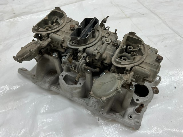 Chrysler 340 6-pack 3x2 Intake Manifold 3418681 MOPAR Edelbrock Ld6b ...