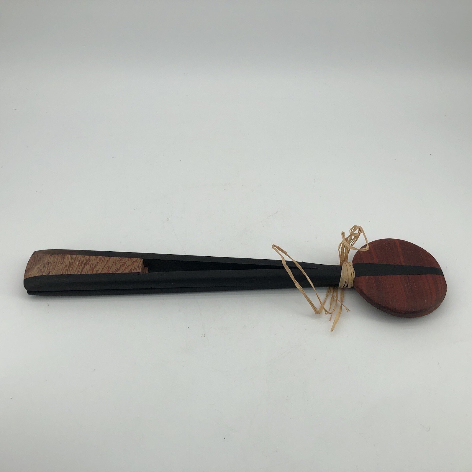 Wood Salad Serving Fork Spoon Multicolor Handles Utensils 14 inches NEW ...