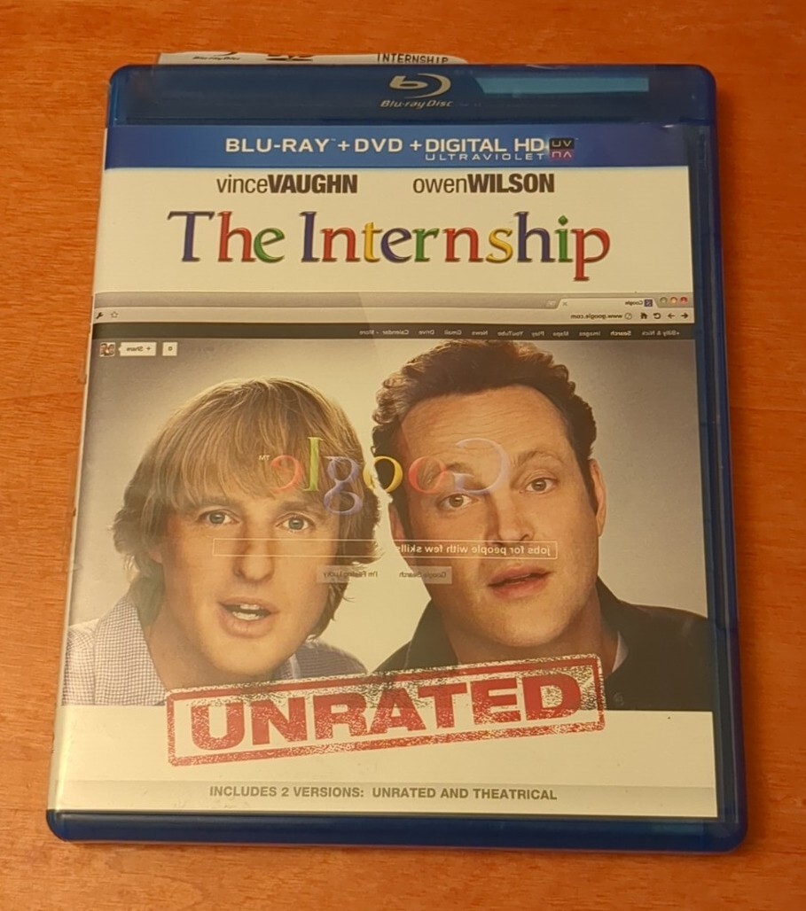 The Internship Blu Ray Cover Amazon.com: Internship : Vince Vaughn,