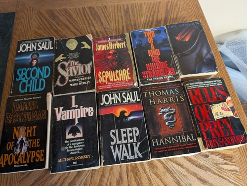 LOT OF 10 PAPERBACKS FROM HELL VINTAGE HORROR 1970's & 1980's OOP | eBay
