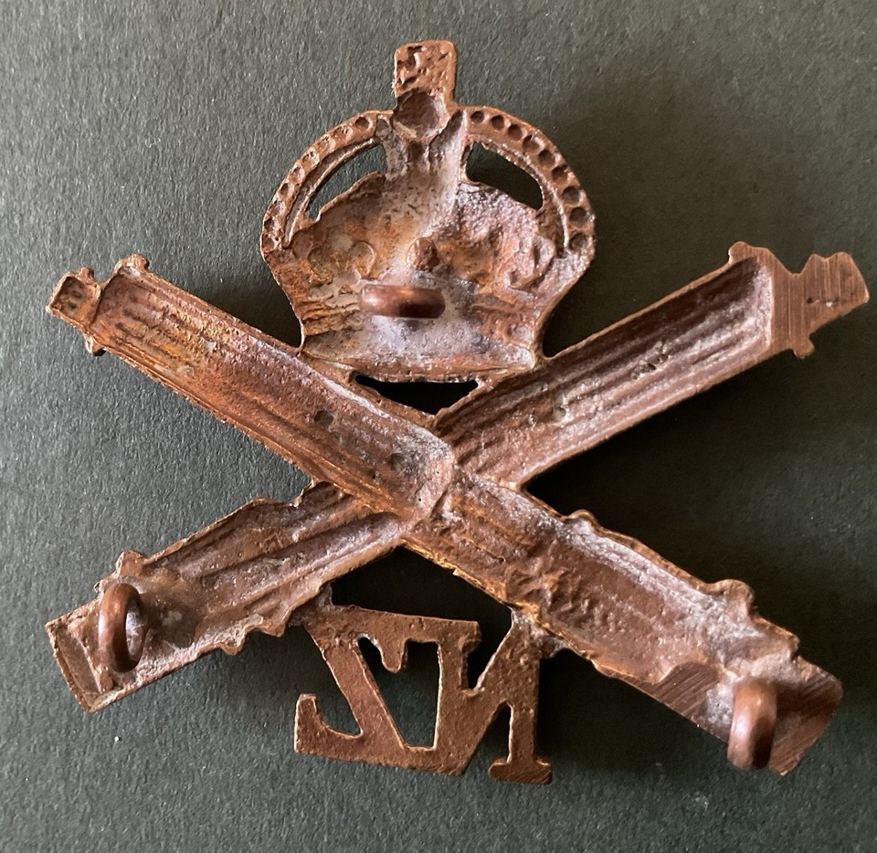 Original WW1 New Zealand Machine Gun Corps Cap & Collar Badge | eBay UK