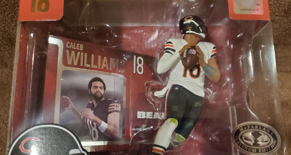 Caleb Williams NFL 7" Figure McFarlane Platinum Edition NFL Legacy ...