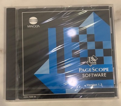 Konica Minolta Pagescope Software Version 1.3 DVD - New Free Shipping ...