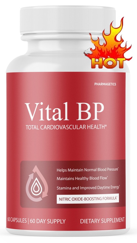 (3 Pack)Vital BP Blood Support Supplement VitalBP for Blood Flow - 60 ...