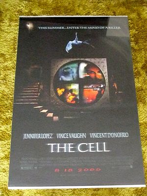 THE CELL MOVIE POSTER 2 SIDED ROLLED 27''X40'' VINCE VAUGHN JENNIFER ...