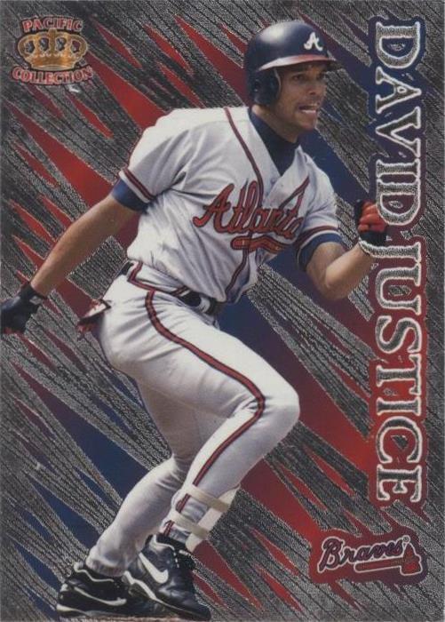1996 Pacific Prisms - David Justice #P-3 for sale | eBay