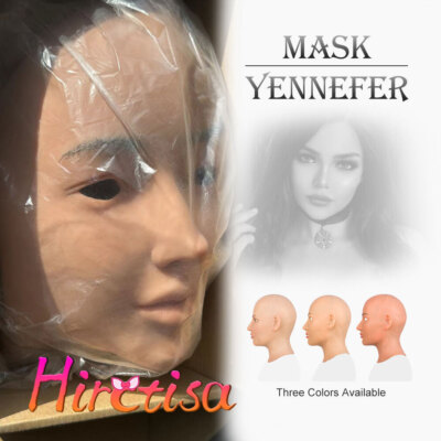 Realistic Silicone Female Face Mask Crossdresser Head Mask For Women ...