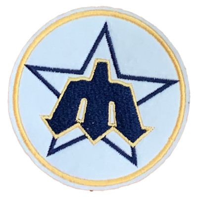 Seattle Mariners 1981 - 1986 Throwback Embroidered Iron-on Logo Patch ...