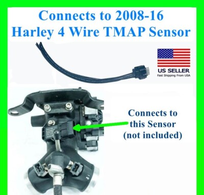 fits 08-16 Harley Davidson MAP TMAP Manifold Pressure Temp Sensor ...