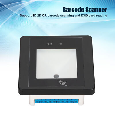 (R35D Black)EM Door Access Control Card Scanner 1D 2D QR Barcode IC ID ...