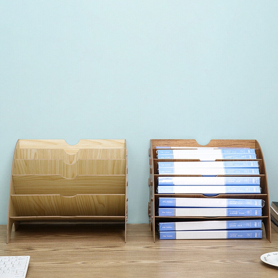 File Folder Paper Storage Holder Rack Table Magazine Office File ...