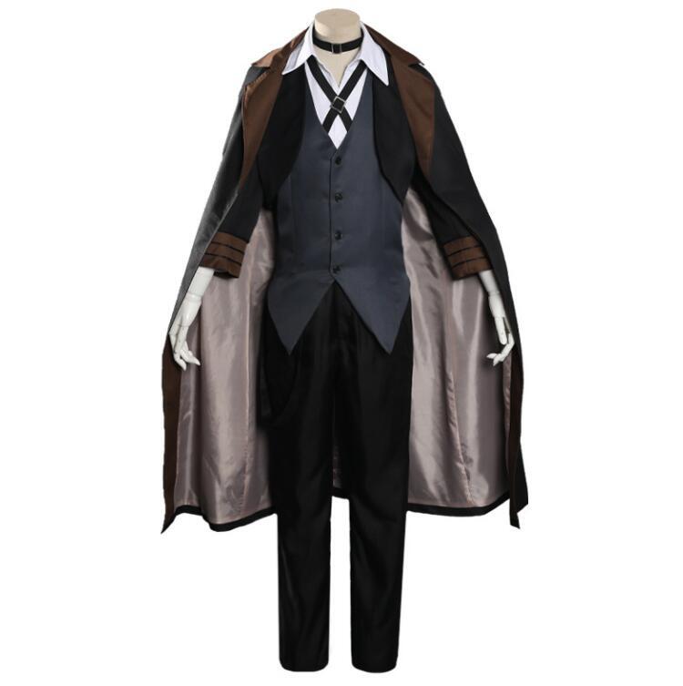 Halloween Bungo Stray Dogs Nakahara Chuuya Cosply Costume Outfit Suits ...
