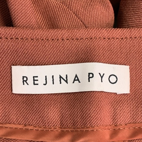 REJINA PYO Size 6 Brown Brick Linen Blend One Pocket Dress Pants | eBay