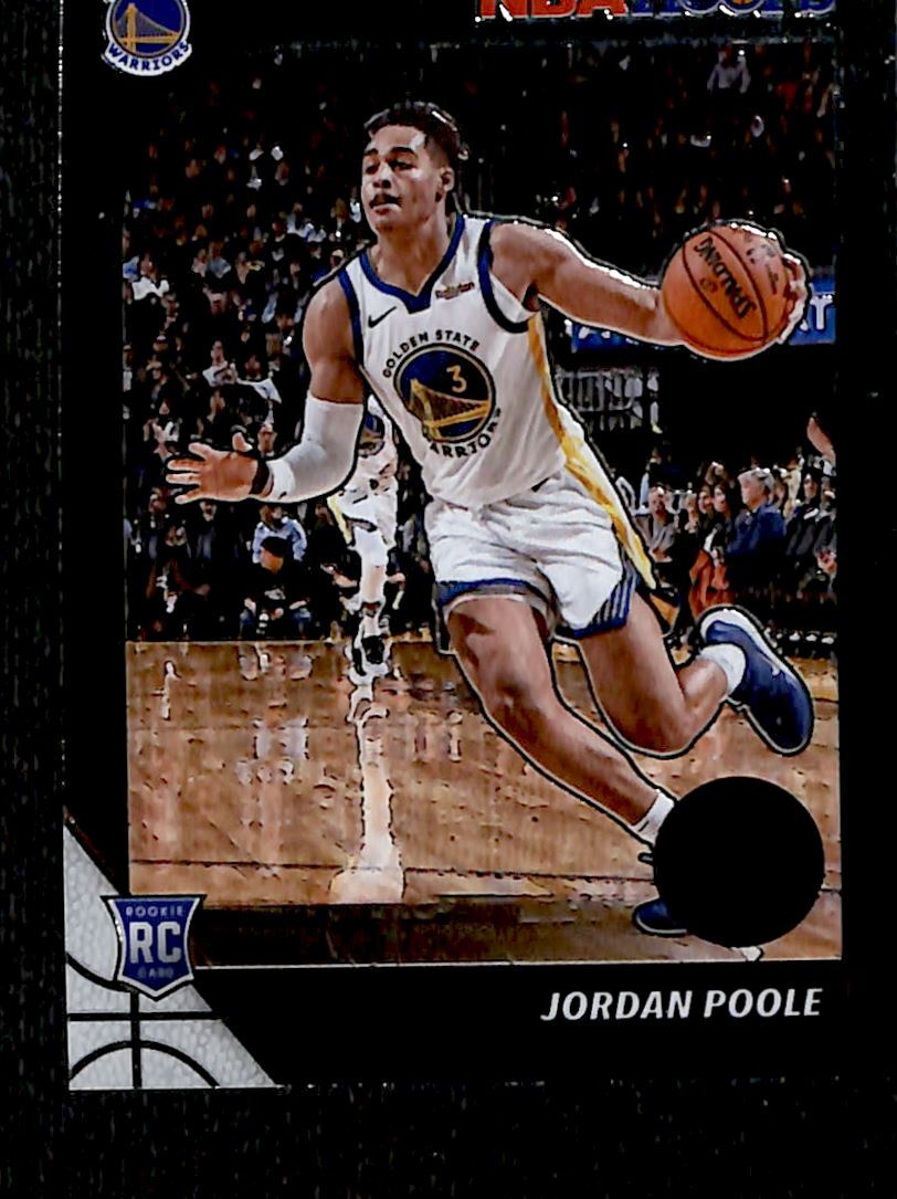 2019-20 Hoops Premium Stock Jordan Poole Rookie Golden State Warriors ...