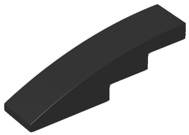 ☀️50x NEW LEGO Black Slope, Curved 4x1 1x4 BULK Parts Building #61678 ...