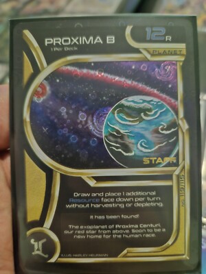 Interstellar TCG SPACE RARE Proxima B STAFF | eBay