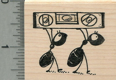Carpenter Ant Rubber Stamp, with Bubble Level G34403 WM | eBay