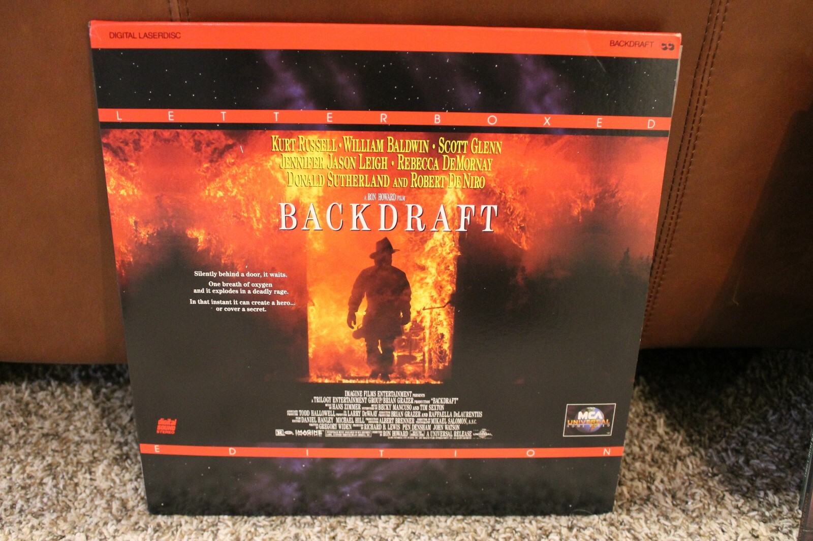 Backdraft LaserDisc Kurt Russell | eBay