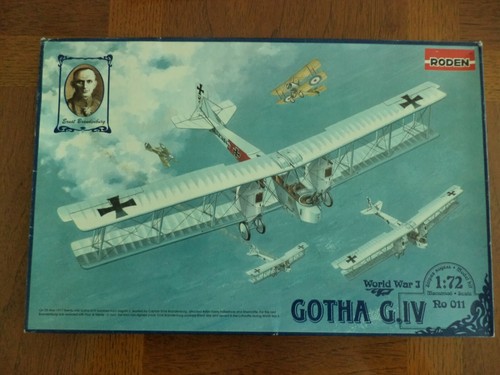 Gotha G.IV WWI German Bomber - Roden Kit No. Ro 011 1:72 scale --- New ...