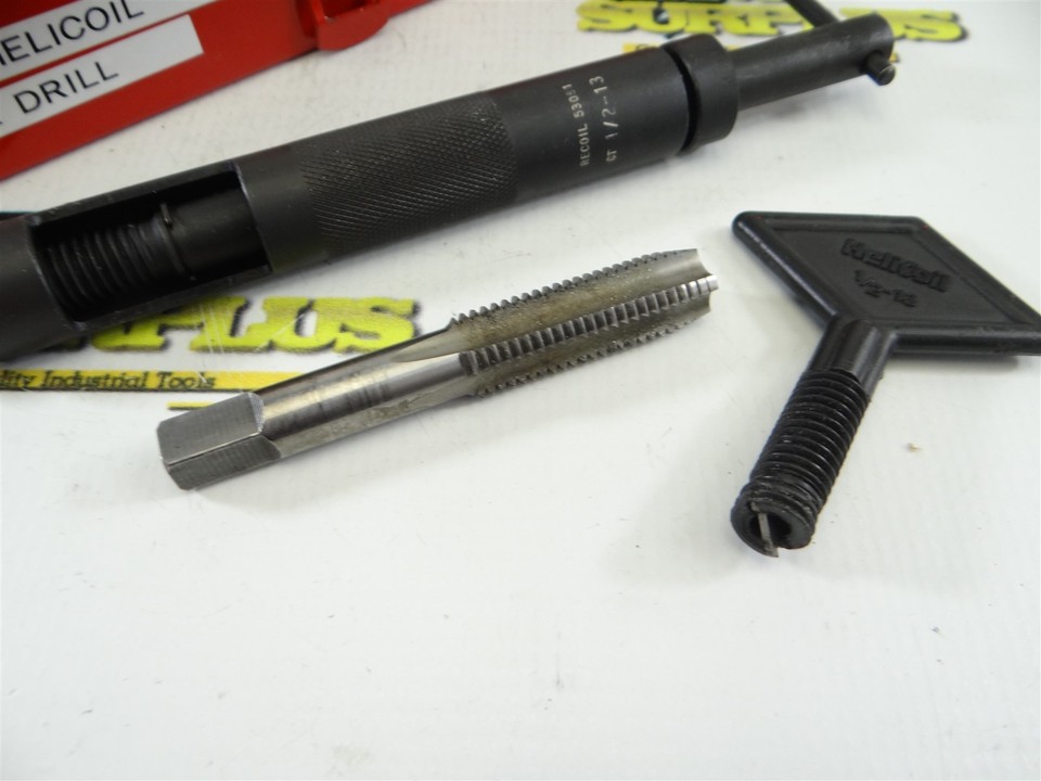 LOT OF HELICOIL INSTALLATION TOOL TAPS & INSERTS 1/2"-13 | eBay