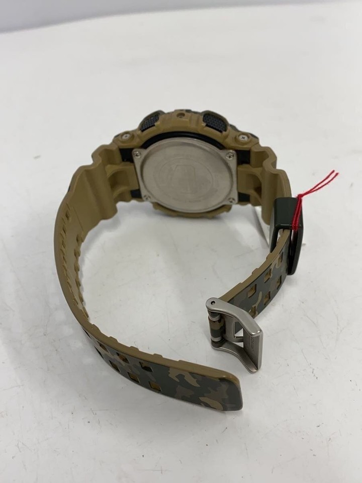 Casio G-Shock/Camouflage/Quartz Watch/Digiaana/Rubber/Khk/Khk/Ga-100Cm ...
