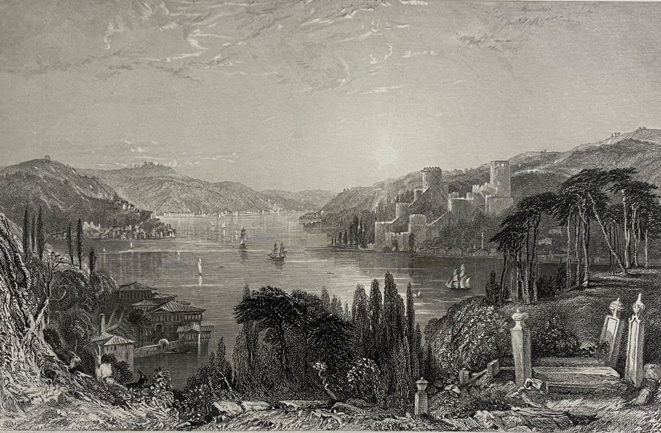 Turkey Fortress Rumeli Hisari Istanbul Constantinople Straits Bosphorus ...