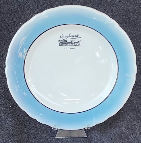 Shenango Greyhound Lines Post House T.M. 60's era Dinner Plate | eBay