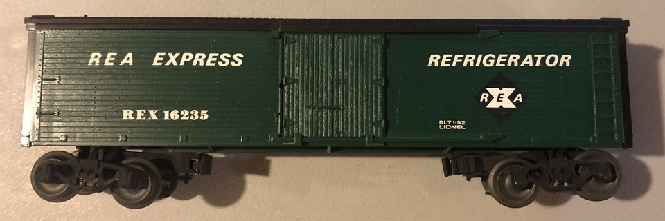 VINTAGE O GAUGE LIONEL RAILWAY EXPRESS AGENCY (REA) REEFER 6-16235 | eBay