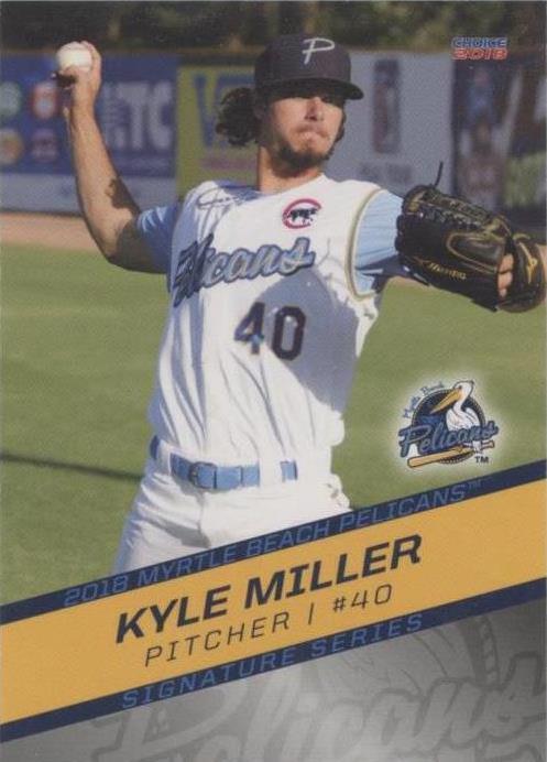 2018 Choice Myrtle Beach Pelicans - Kyle Miller #13 (RC) for sale ...