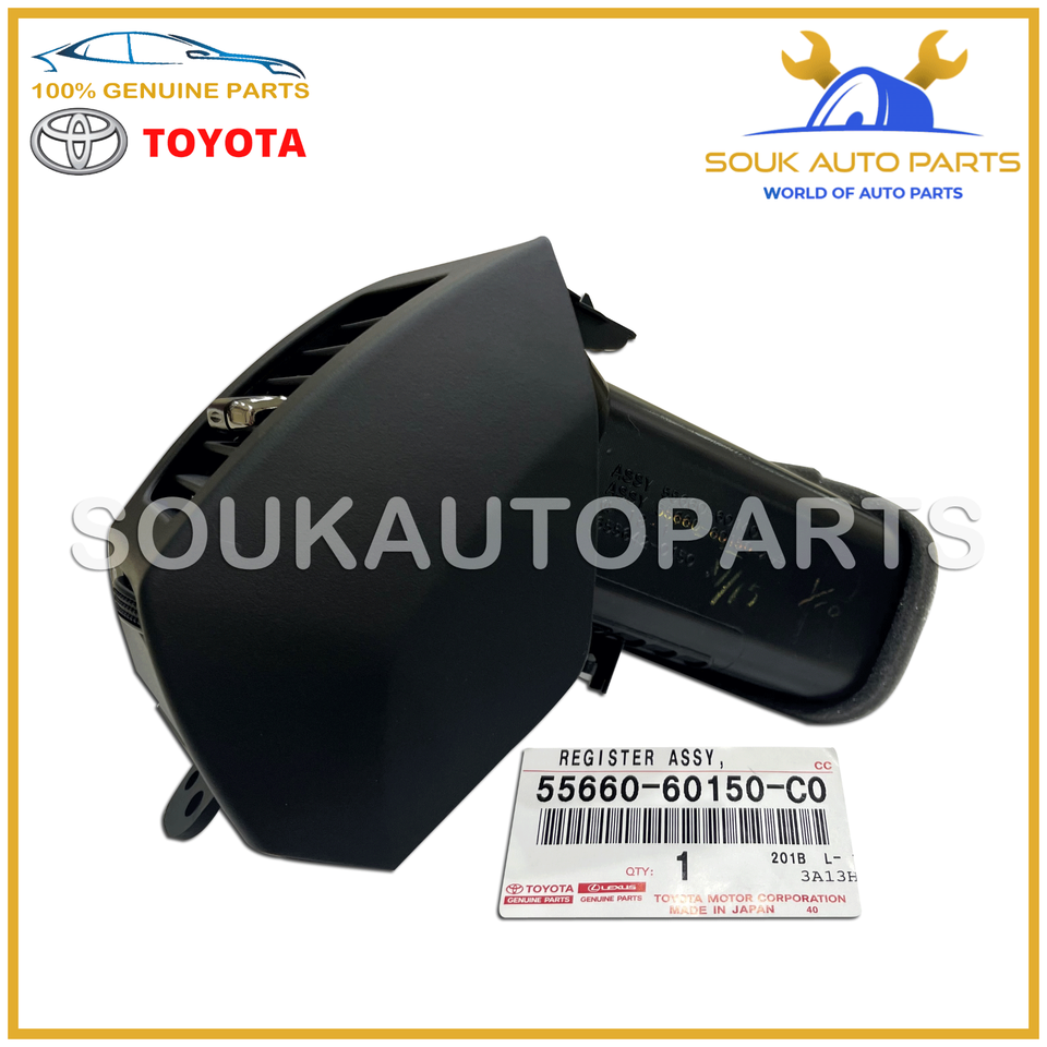55660-60150-C0 Genuine Toyota REGISTER ASSY, INSTRUMENT PANEL, NO.2 | eBay