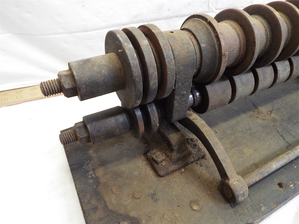 Antique Harness Makers Leather Creasing Rein Tool Machine Saddle Maker ...